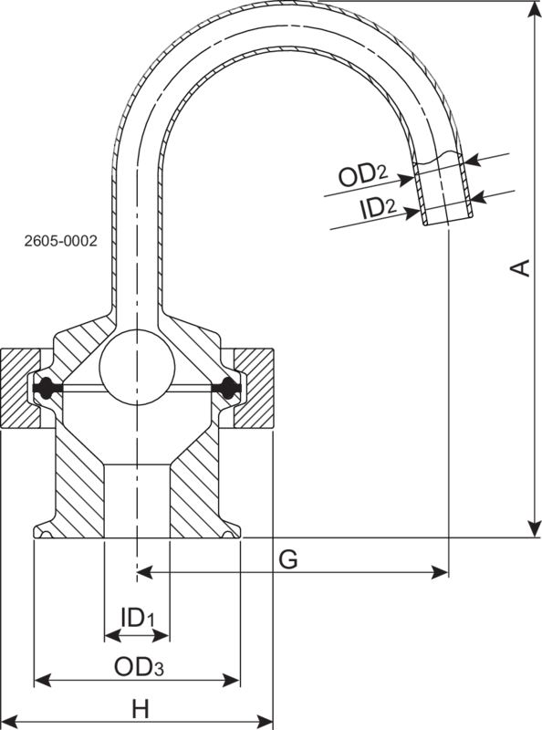 Alfa Laval LKUV-2 NBR, Welding ends - Air Relief Valve | KIEPE Electric