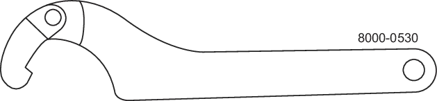 Spanner DN25-DN40 DN25 1.4301 (304)