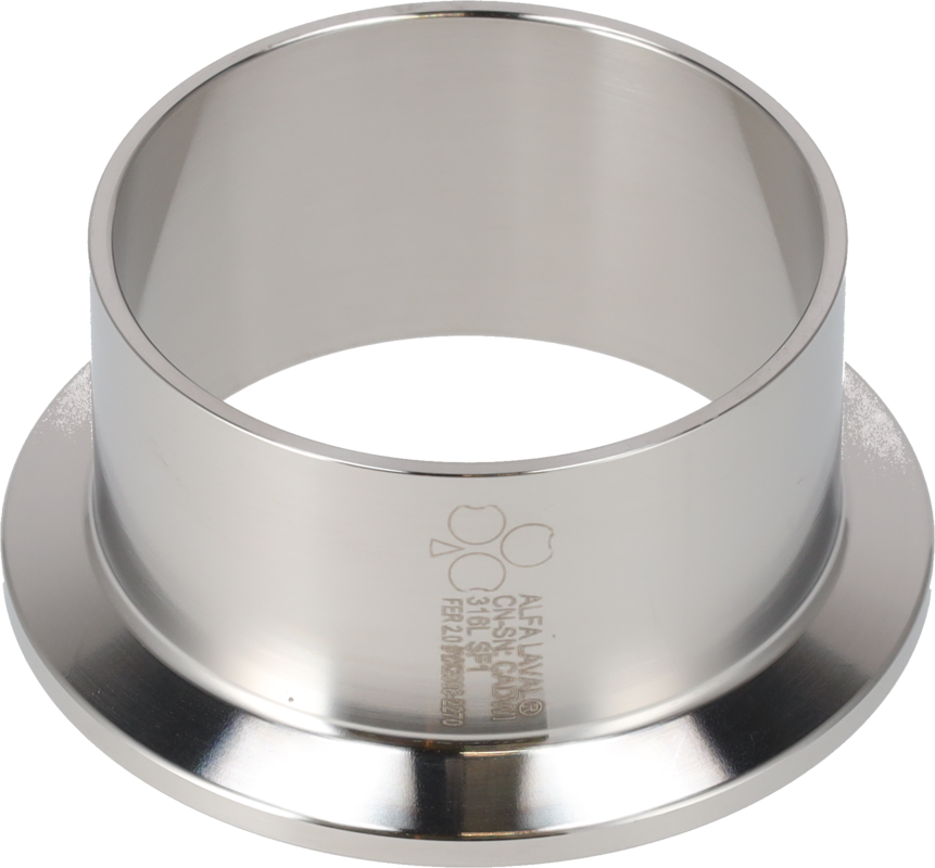 Tri-Clamp® L14AM Ghiera Tipo A 0,5" SF1 (PL) 316L ASME BPE TriClamp e ...